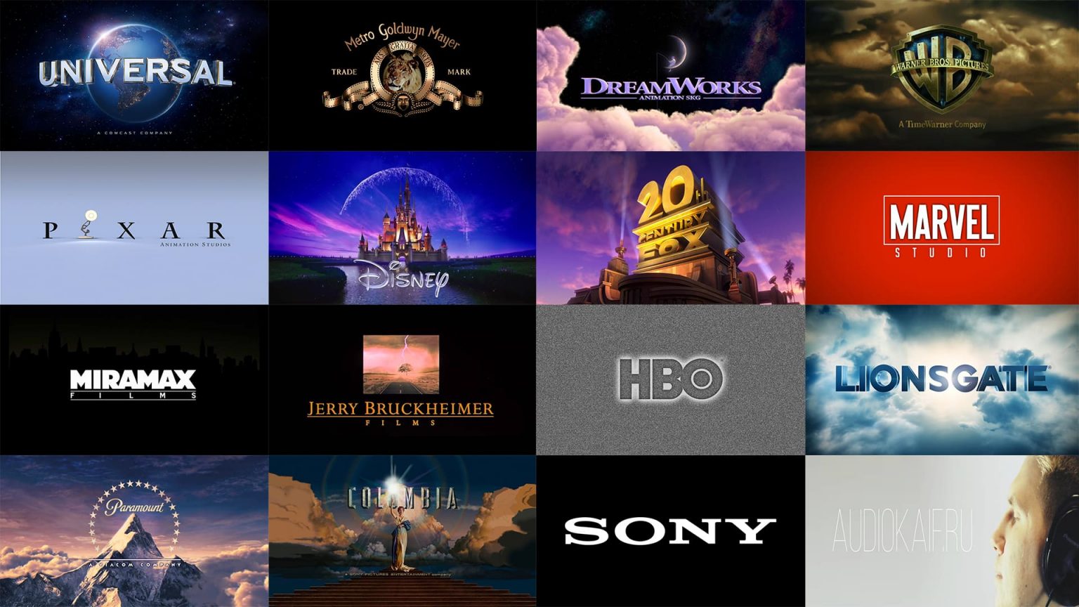 Intro screensavers for 15 popular movie companies | AudioKaif